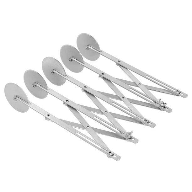 Multi wheel pastry cutter, stainless steel pizza slicer, expandable ...