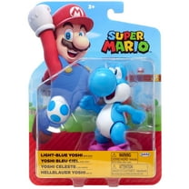 Nintendo Light Blue Yarn Yoshi - Yoshi's Woolly World Series amiibo Toy ...