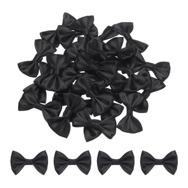 Weather Resistant Halloween Bows - 6 Loop Orange/Black, Hand-Tied ...