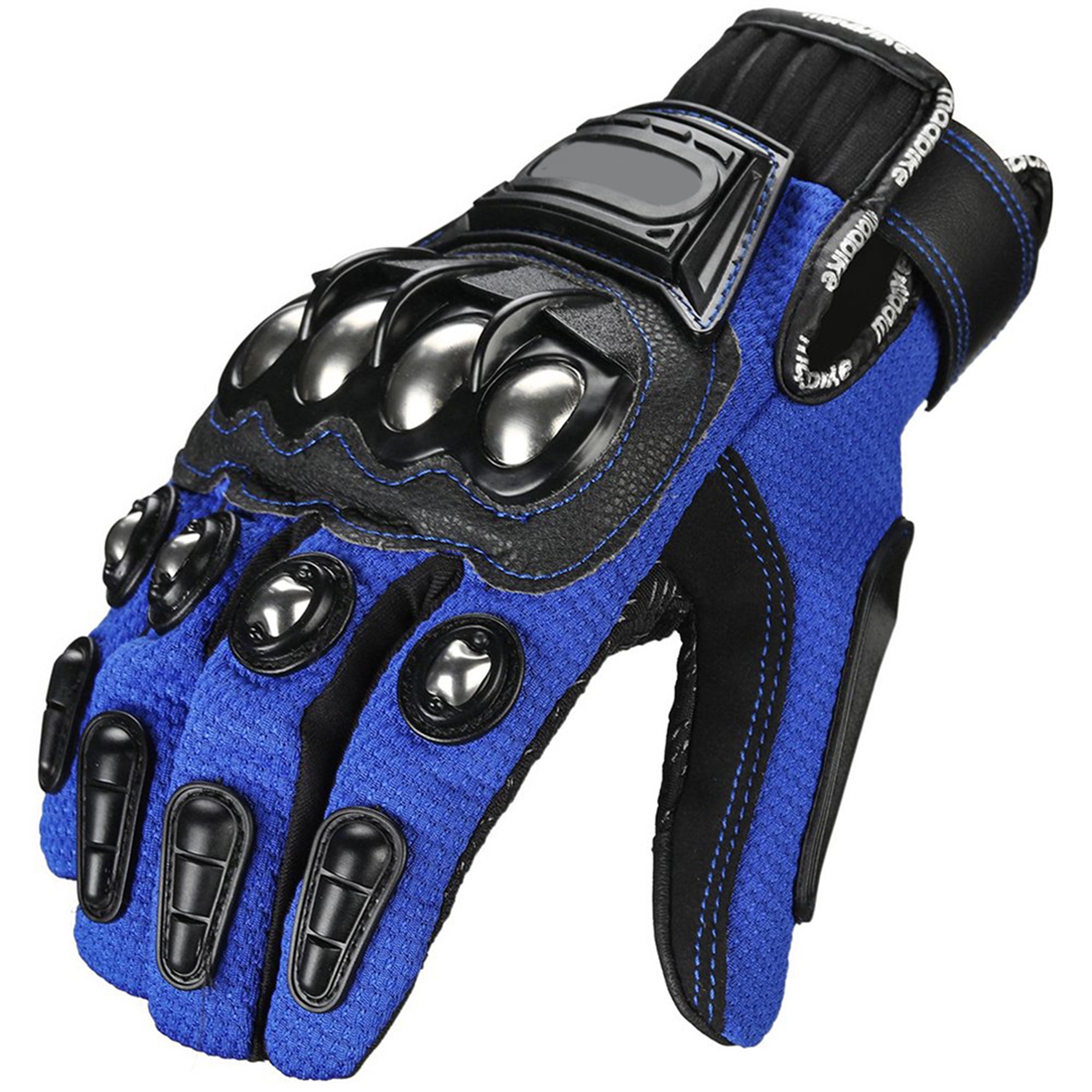Outdoor Glove Steel Knuckle Motorcycle Motorbike Powersports Racing ...