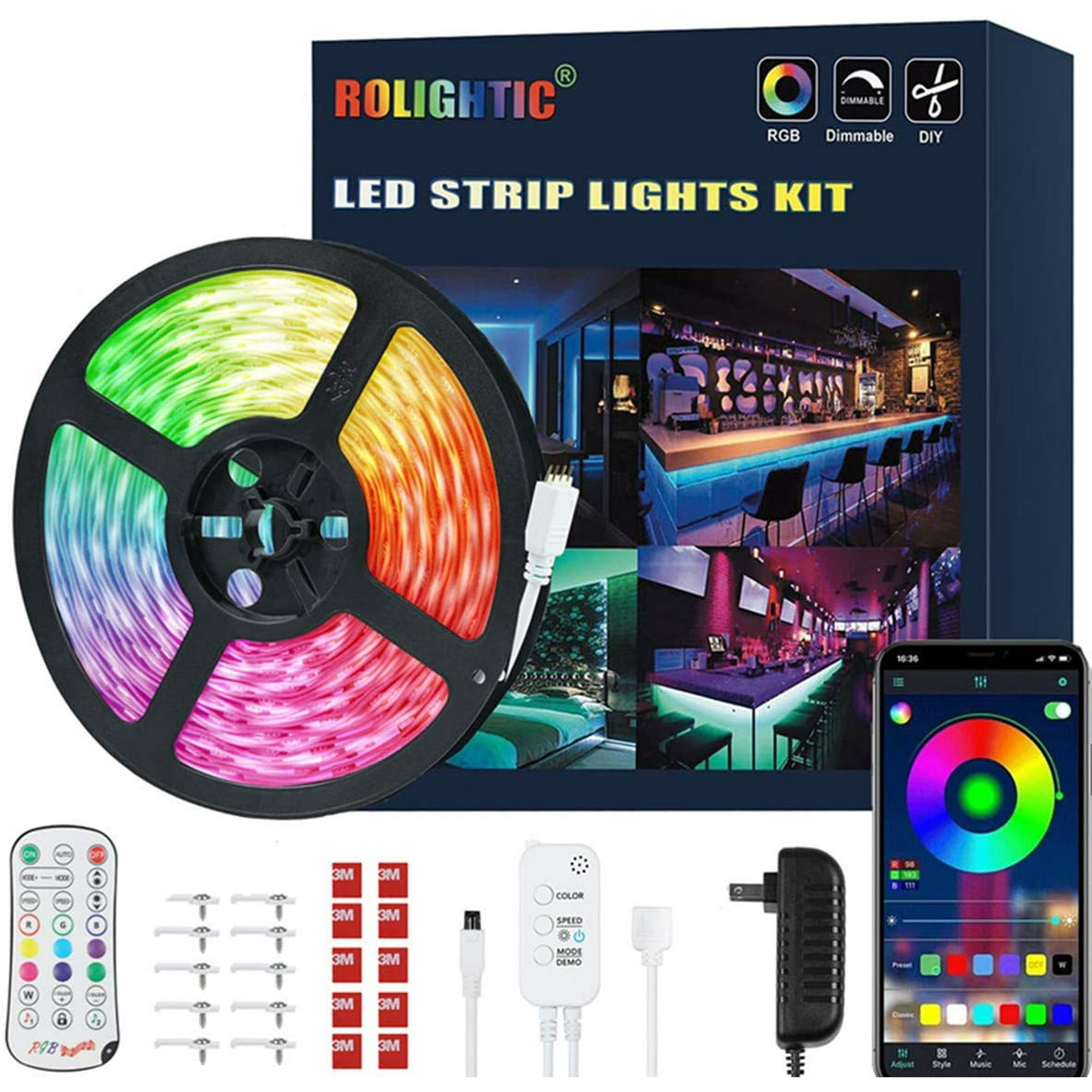 Click here for Rolightic Led Strip Lights 32.8ft Smart App Contro... prices
