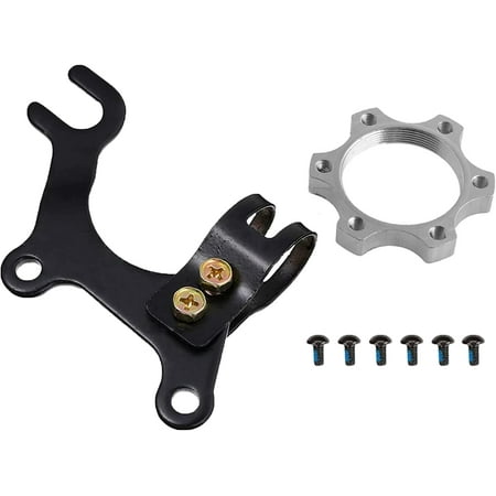 RUJOI Disc Brake Conversion Kit, 1Pcs Disc Brake Adapter Bracket ...