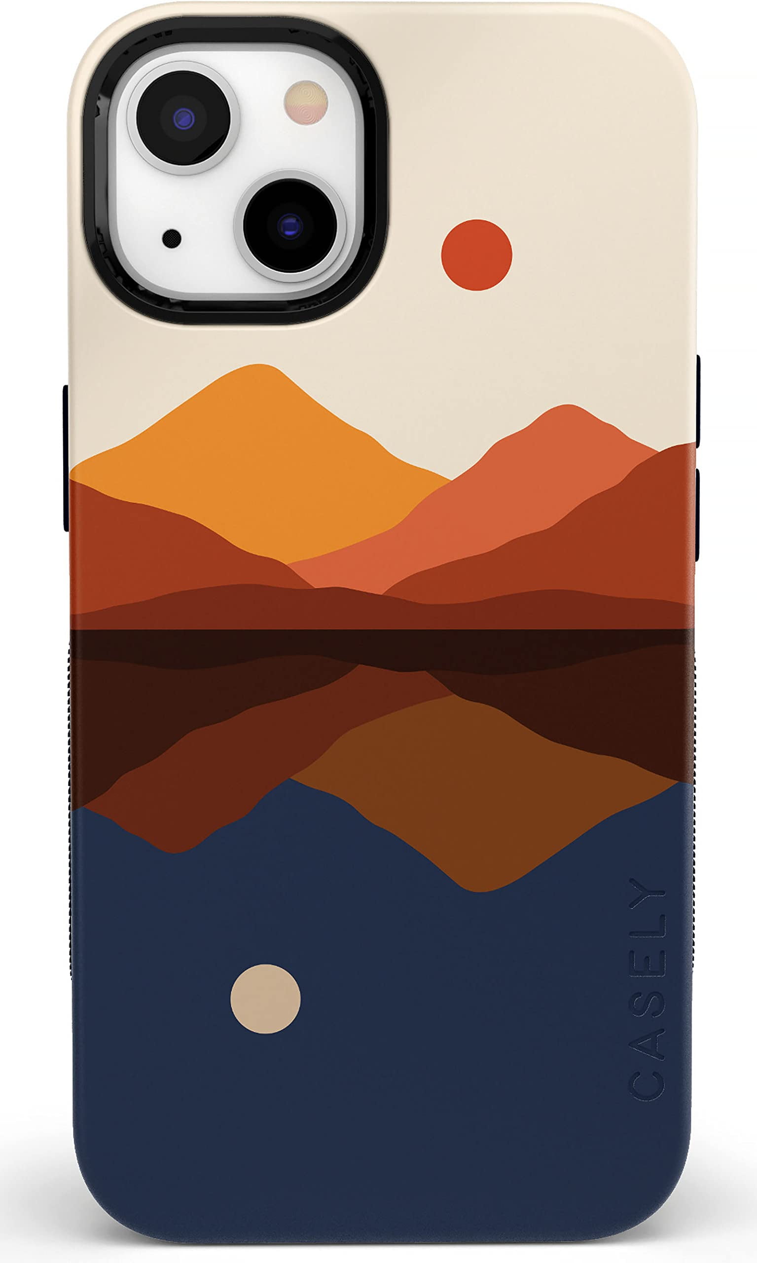 Casely iPhone 14 Case | Opposites Attract | Day & Night Colorblock Case ...
