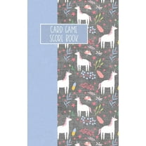 Card Game Score Book: For Tracking Your Favorite Games - Blue Floral ...