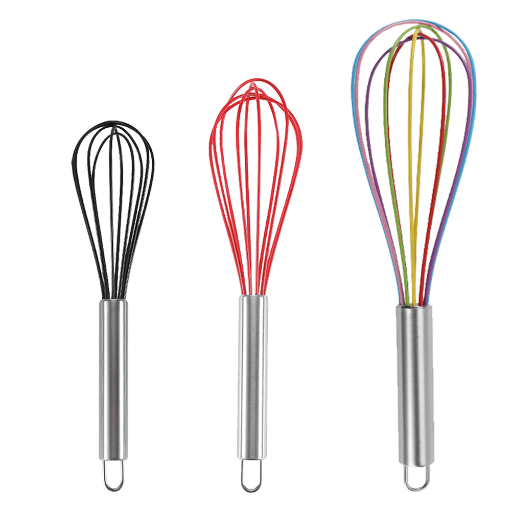 Silicone Whisk, Sturdy Balloon Line Whisk Set of 3 Pieces, Upgraded ...