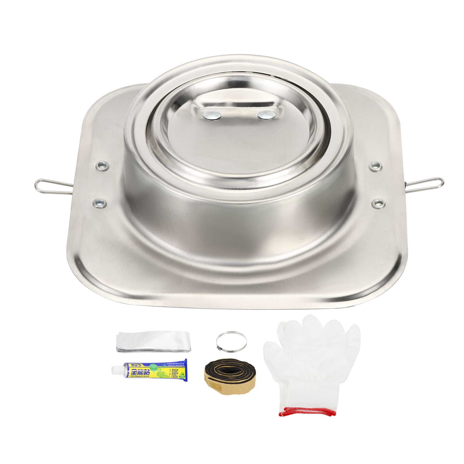 Uxcell 4" Backdraft Damper Airflow Ducting Insert Backflow Preventer ...