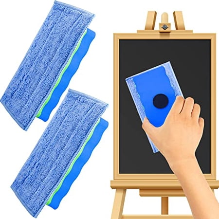 3 Pieces Big Microfiber Chalk Eraser Jumbo Washable Chalkboard Eraser 7 ...
