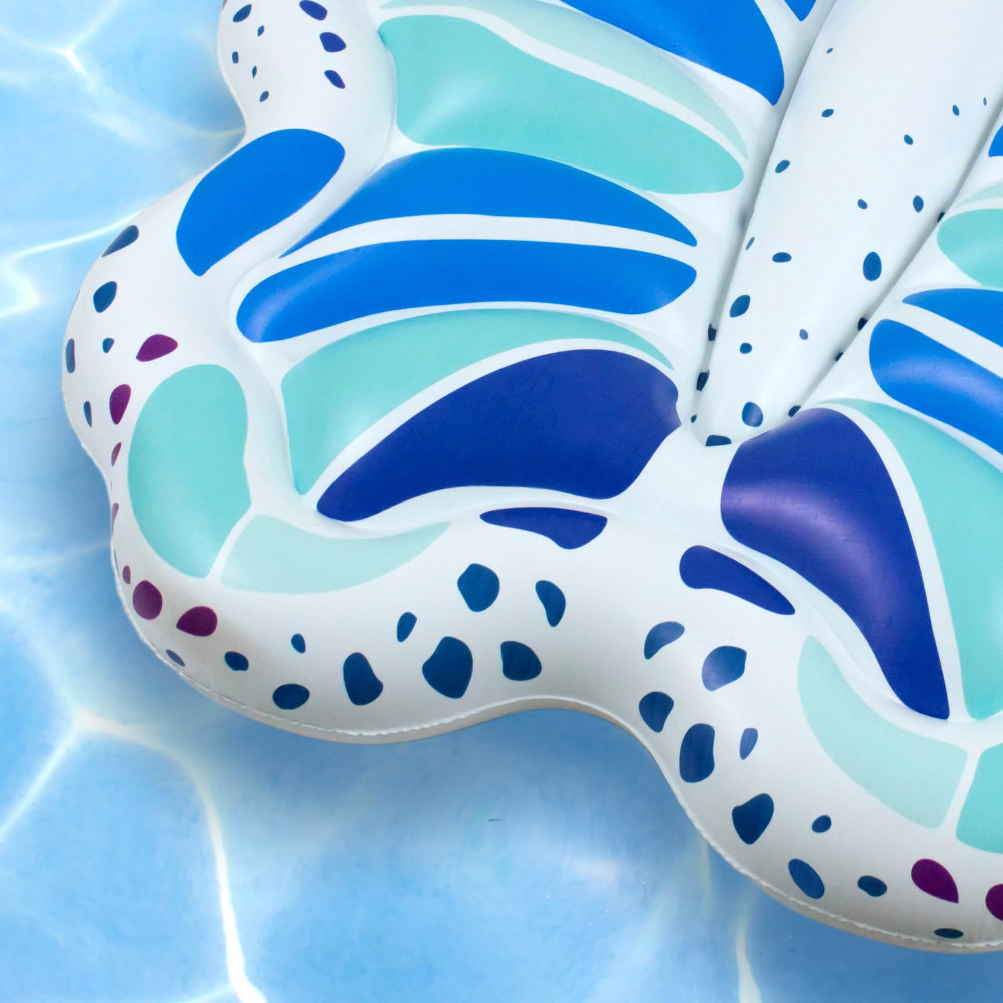 Swimline 90458 72-Inch Inflatable Giant Blue Butterfly Swimming Pool ...