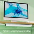 sunsanly Under-Desk Cable Management Slot Self Adhesive No Drilling ...