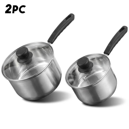 5 Piece Pre-Seasoned Cast Iron Cookware Set with Pots & Pans for ...