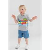 Sesame Street Baby Kids Outfit: Elmo, Cookie Monster, Oscar Polo Shirt ...