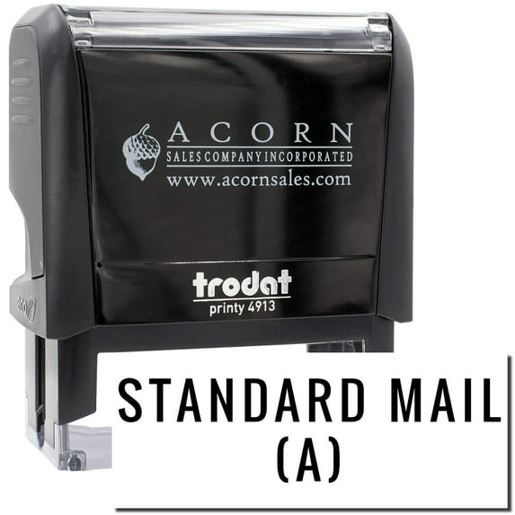 Large Self-Inking Standard Mail A Stamp, Trodat Printy 4913, Press and ...