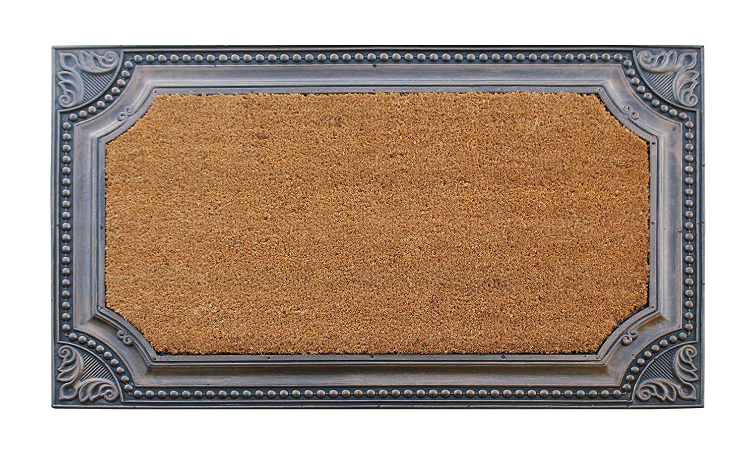 A1HC First Impression Rubber and Coir Angela Heavy Duty Floral Border ...