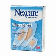 Nexcare Waterproof Bandages Knee and Elbow Bandages Clear Superior ...