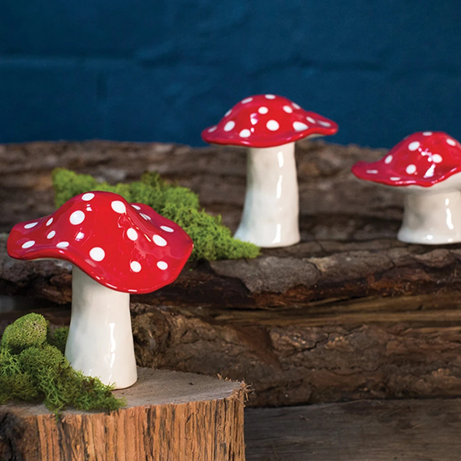 Ceramic Toadstool Figurine - Walmart.com