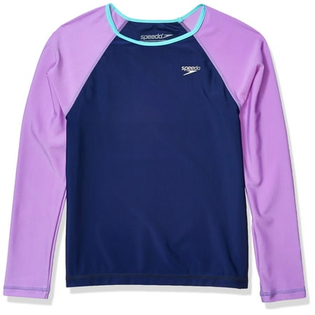 Speedo Girl's Uv Swim Shirt Long Sleeve Rashguard | Walmart Canada