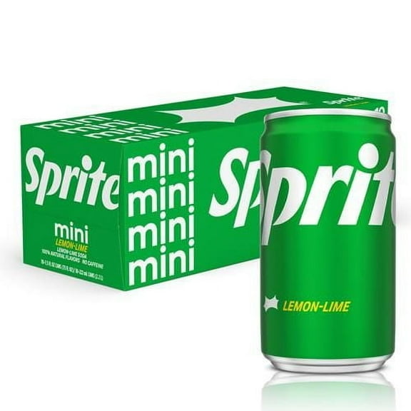 Sprite Mini Soda Cans, 7.5 Fluid Ounce, Pack of 30 - Walmart.com