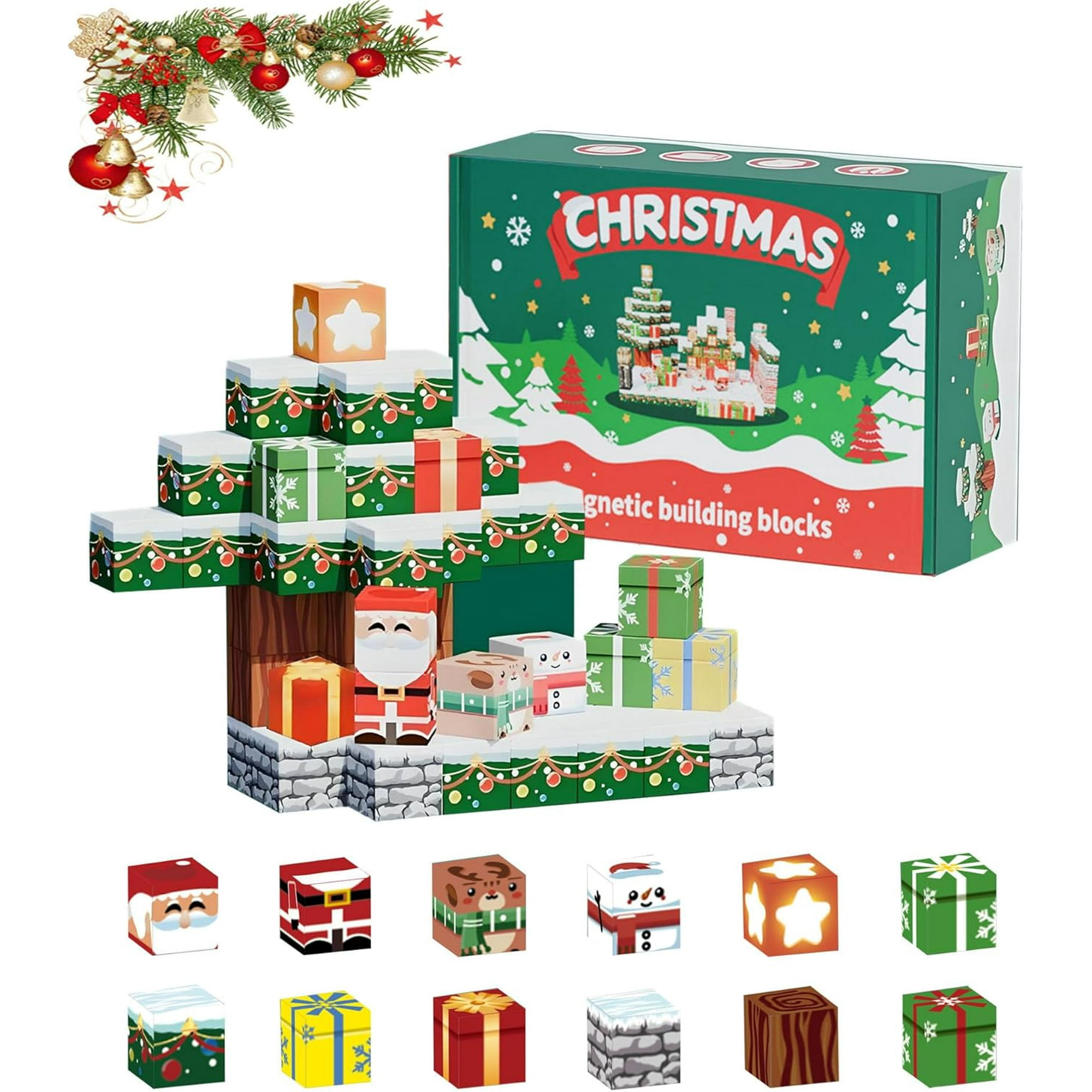Click here for Topsales 60pcs Christmas Magnetic Block Building B... prices