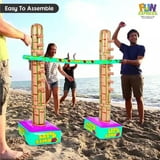 Fun Express Inflatable Limbo Game 3 Piece Set with 5 ft. Poles and ...