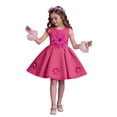 Bxsruta Girls Sleeveless Shoulder Strap Princess Dress 80% Polyester ...