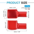 Battery Terminal Cover, 4 Pcs Truck Battery Terminal Cover Positive ...