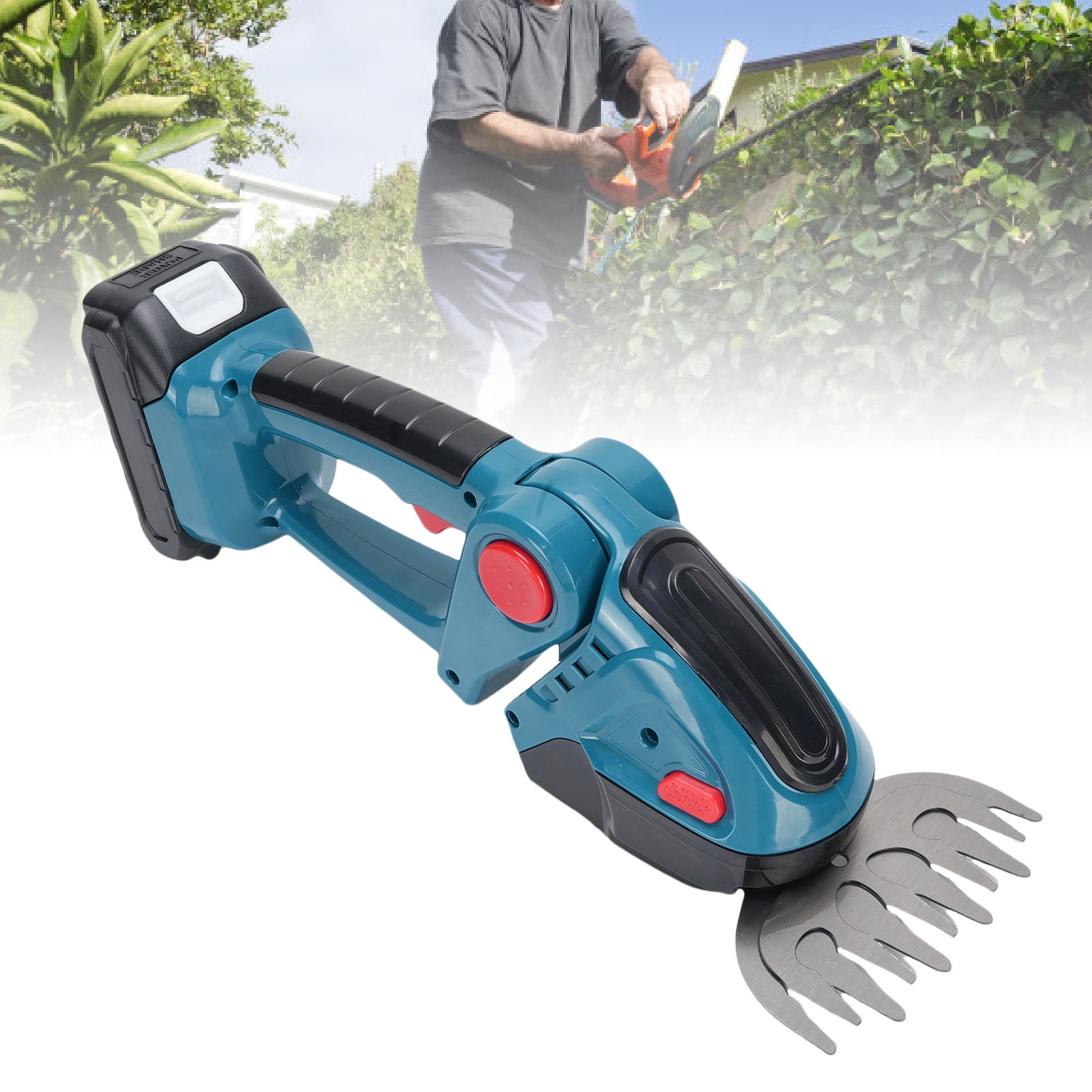 Click here for Ymiko Cordless Hedge Trimmer  2 In 1 Grass Shear &... prices