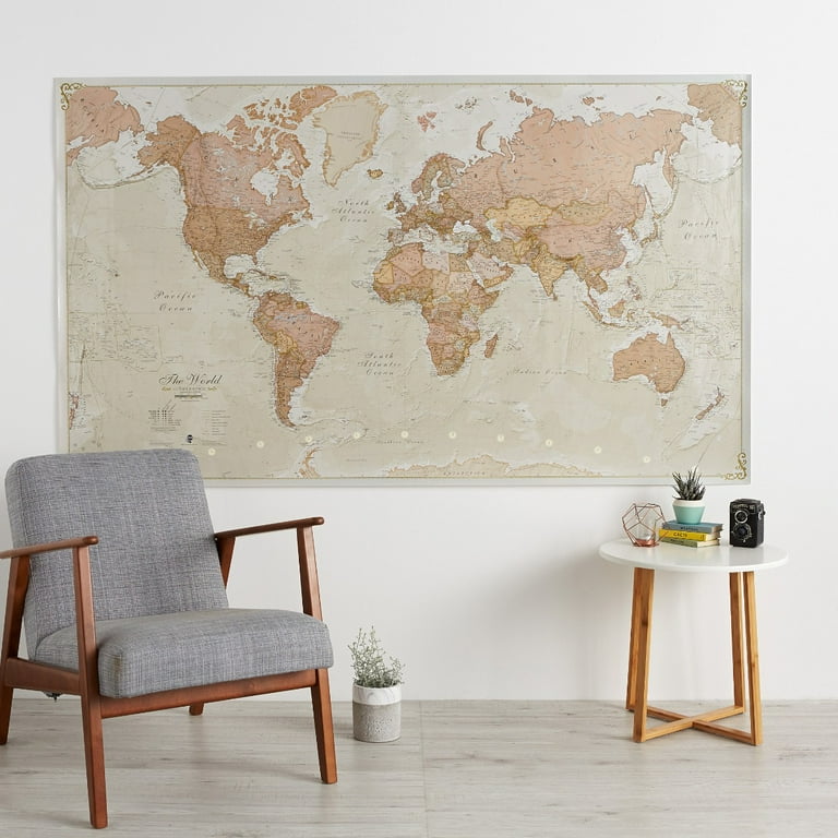 Beautiful World Map Poster