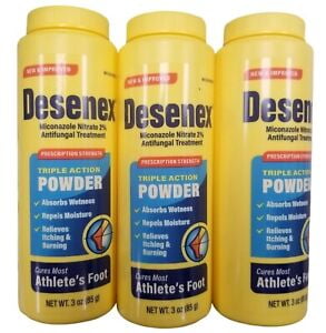 Desenex Antifungal Powder Miconazole 2% 3oz ( 3 PACK ) - Walmart.com
