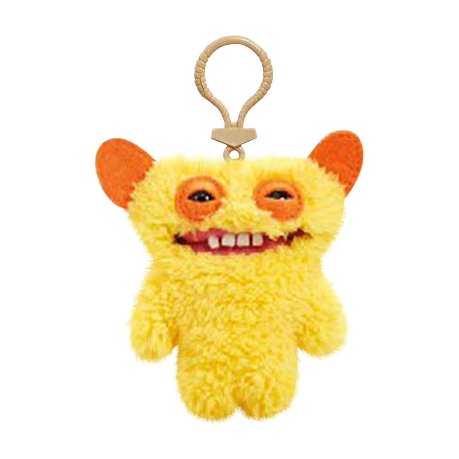 Hixowia Fuggler Key Ring Fugg Key Chain V1 Series  5 Cute Fugglers Key Rings Ugly Monster Plush Toy Dolls  Creative Pendants Ornaments  Birthday Chri