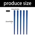 5 Pairs Grade 304 Stainless Steel Chopsticks Square Shape Ergonomic ...