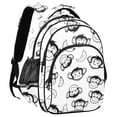 ALAZA Cartoon Monkey Banana-1 School Backpack Elementary Bag Student ...