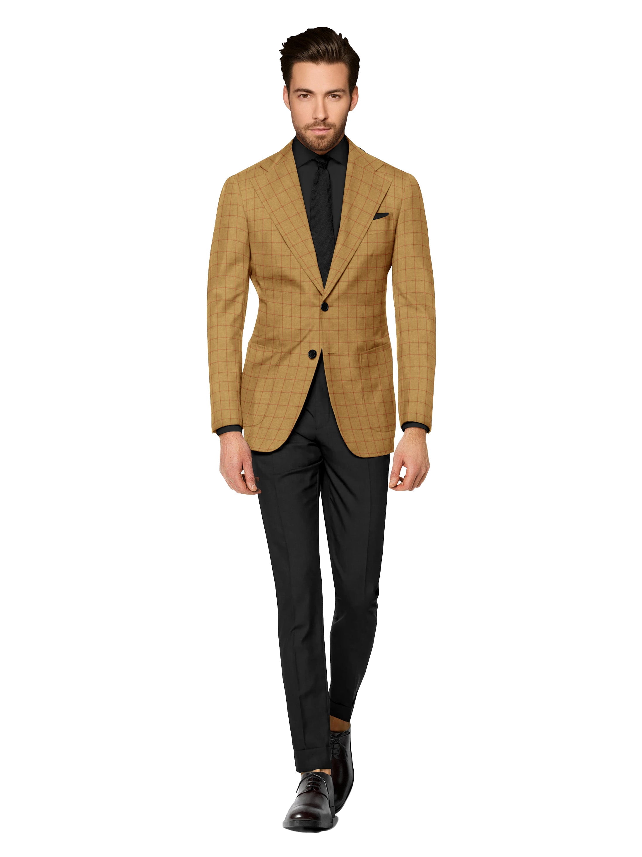 Elina fashion Men's Blazer Jacket Formal Printed Office Suit Jacket ...