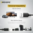 FKFISD-Mini USB Cable (2-Pack) - USB Mini to USB Charging Cord & Data ...