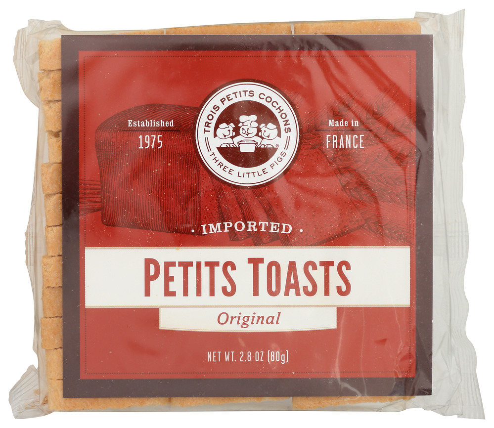 Three Little Pigs Imported Original Petits Toasts, 2.75oz, Pack of 24 ...