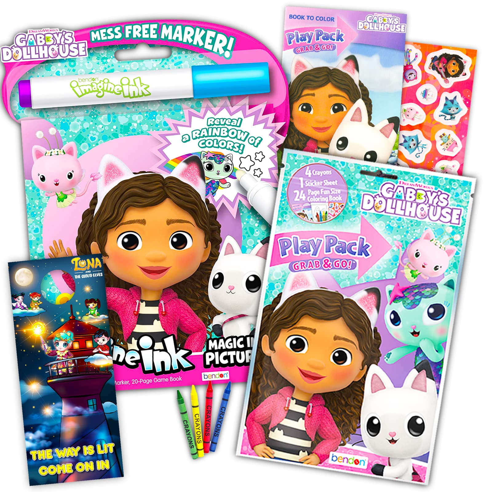 Gabby's Dollhouse Coloring and Activity Books - Imagine Ink Coloring ...