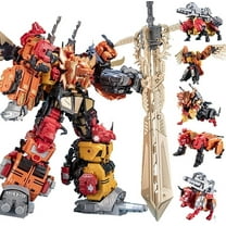 Transformer Toys, Beast King 5 in 1 Predaking Toys Anime Devastator KO ...