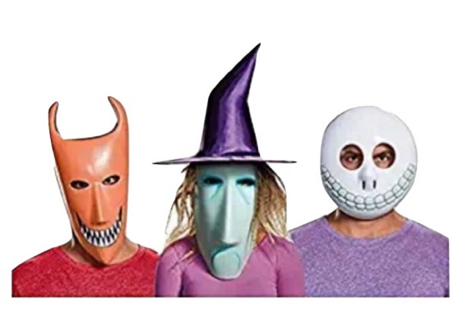 Lock Shock & Barrel 3-Mask Set - Nightmare Before Christmas - Costume ...