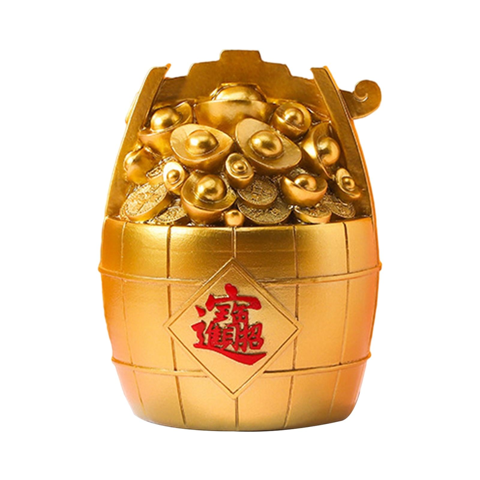 Piggy Bank Statue Wealth Shaped Feng Shui Decor for Fortune, Wealth and ...