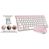 Cylo Wireless Touch Keyboard and Mouse Set Pink - Walmart.com