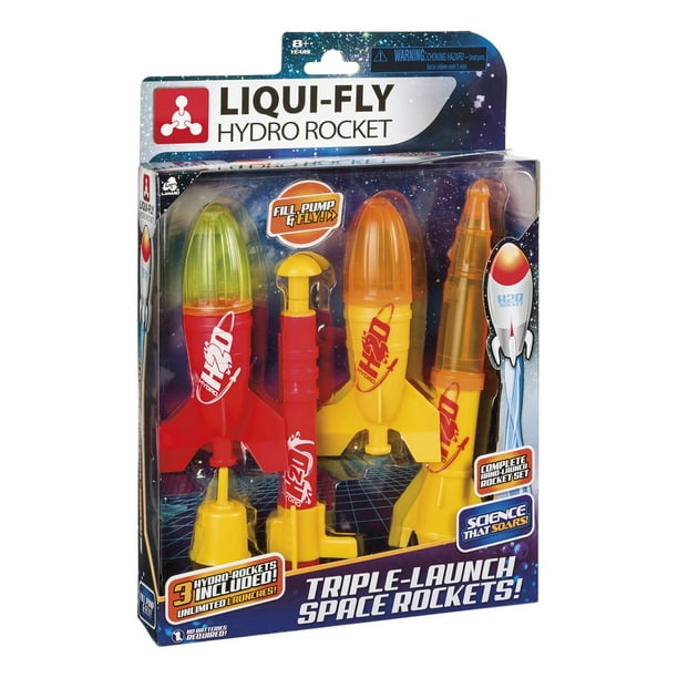 Cohetes de Agua Toysmith Liqui-Fly Hidro Rojo para Niños y Niñas ...