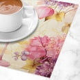 Dinner Mats Set of 4 Place Mats Watercolor Vintage Flower Floral ...