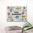 Inspirational Daily Reminders Poster Canvas Wall Art for Office Home ...