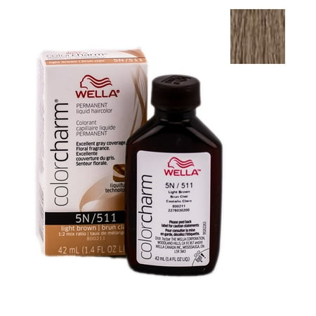 Wella Charm Liquid Permanent Hair Color, 511/5n Light Brown - Walmart.com