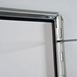 Lockable Weatherproof Snap Poster Frame 30x40 Inch Silver 1.38 ...