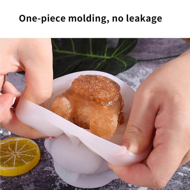 serony Little Bear Ice Block Mold Ice Cream Cola Coffee Ice Mold_ Large ...