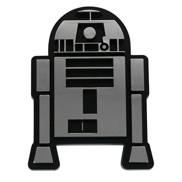 Star Wars dclswr2d2chrmcar Star Wars R2-D2 Chrome Car Emblem Stickers ...