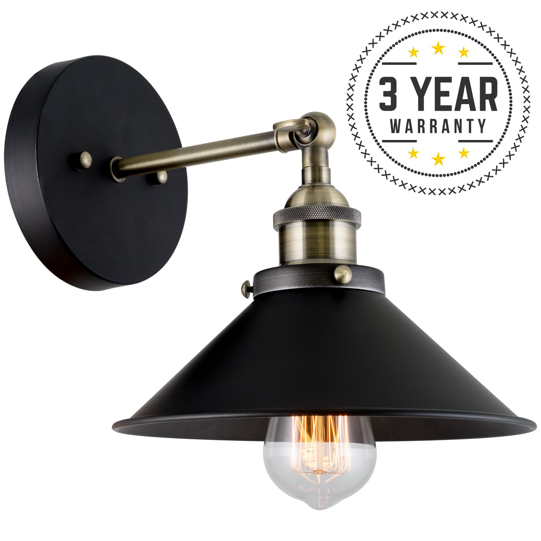 Kira Home Indie 9" Farmhouse Wall Sconce / Ceiling Light, 2-in-1 Design ...