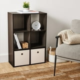 Mainstays 6 Cube Storage Organizer, Espresso - Walmart.com
