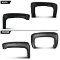 PIT66 Fender Protector Wheel Flares for TRUCKS, Fits 2007-2014 Chevy ...