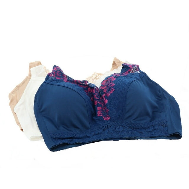 Rhonda Shear 3Pc Betty Pin-Up Bra Pads Adjustable Back Women's 689-659 ...